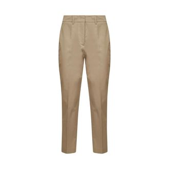 Blanca Vita Slim-fit Hosen - - Trousers - Damen - Beige - L