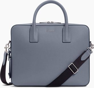 Le Tanneur Porte document slim 14 Emile en cuir signature T