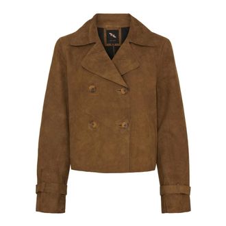 BTF-CPH Btfcph, Femme, Vestes, Brun, Taille: 46 FR Leather Vestes