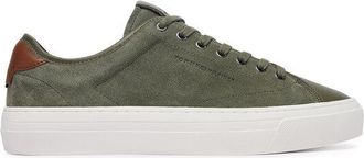 Tommy Hilfiger Sneakers Dress Casual Mix FM0FM05993 Khakifarben