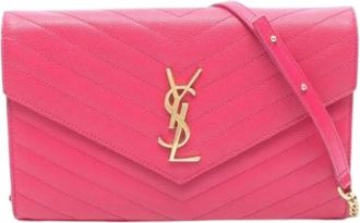 Saint Laurent Sac bandouli&egrave;re Pre-owned - Femme - Pre-owned - Rose - Taille: ONE Size