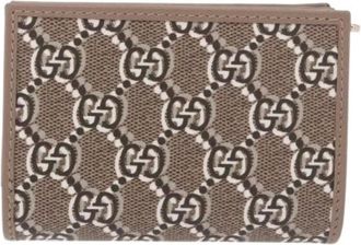 Gucci Portefeuille en plastique pr&eacute;-poss&eacute;d&eacute; - Femme - Pre-owned - Beige - Taille: ONE Size