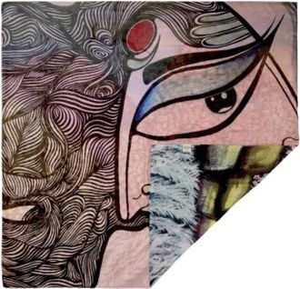 Talking Walls Femme, Accessoires, Multicolore, Taille: ONE Size Carr&eacute; Double Face