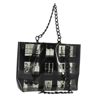 Chanel Pre-owned Metal Chain Tote Bag - - Pre-owned - Damen - Schwarzk - ONE SIZE