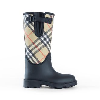Burberry Rubber Marsh Stamp High Boots