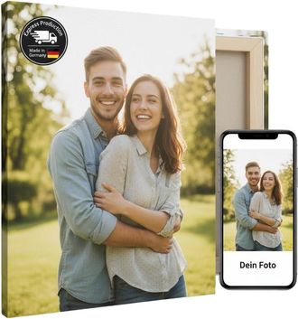 Pixxprint Set Sails White Leinwand Leinwandbild 60x40 cm im Bilderahmen, Wandbild, Schattenfugenrahmen, Kein Poster