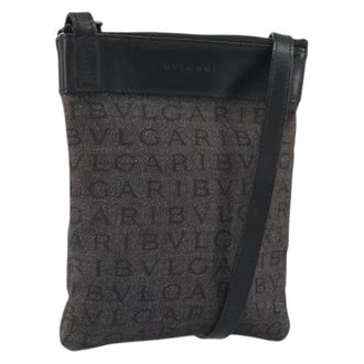 Bulgari Pre-owned Canvas Schultertasche - - Pre-owned - Damen - Schwarzk - ONE SIZE