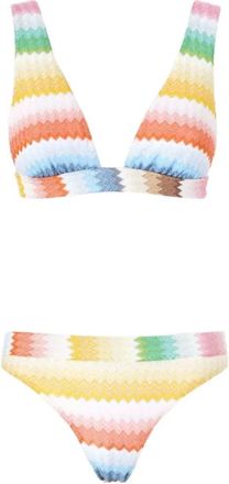 Missoni Femme, Maillots de bain, Multicolore, Taille: 38 FR Bikini Zigzag