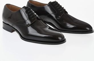 Dior Derby-Schuhe Aus Geb&uuml;rstetem Leder Dior