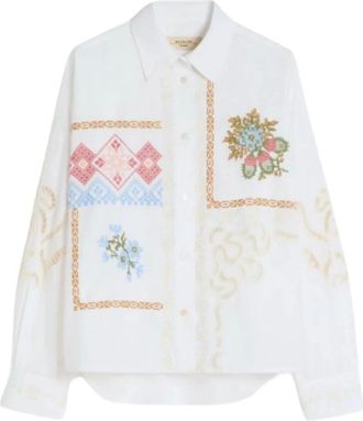 Max Mara Femme, Blouses et Chemises, Blanc, Taille: 40 FR Fonte Shirt