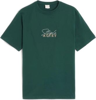 Autry Cotton T-shirt - - Tops - Herren - Gr&uuml;n - XS