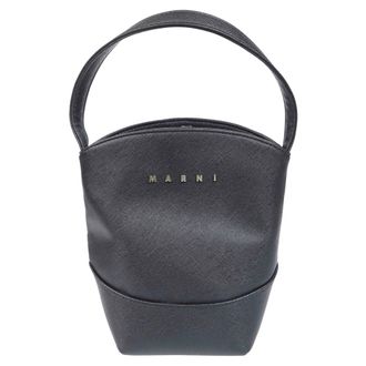 Marni Mw121F Flower Basket mit abnehmbarem Riemen - - Bags - Damen - Schwarzk - ONE SIZE