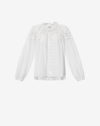 Isabel Marant Blouse Christa - Femme - Blanc - Taille34 - Marant &Eacute;toile