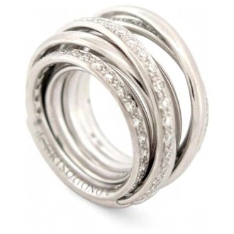 De Grisogono Ring - GRISOGONO RING AUS 18K WEISSGOLD 32G GR&Atilde;-S - Gr. ONESIZE - in Silber - f&uuml;r Damen