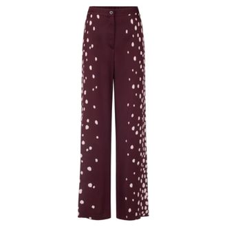 Marc Cain Warri Weite Hose - - Trousers - Damen - Lila - L