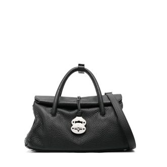 Zanellato Luxuri&ouml;se Lederhandtasche in Schwarz - - Bags - Damen - Schwarzk - ONE SIZE