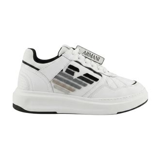 Emporio Armani Plateau-Sneakers - - Shoes - Damen - Wei&szlig; - 38 EU
