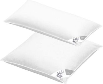 Schlafstil Faserkissen F400, 40x80, Kopfkissen Made in Germany, Oeko-TEX, allergikergeeignet