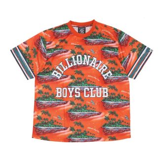 Billionaire Boys Club Homme, Tops, Multicolore, Taille: XL Haut de Football Imprim&eacute; &Icirc;le Tropicale