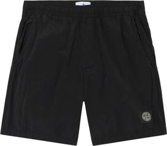 Stone Island Homme, Shorts, Noir, Taille: XL Short de bain Nylon Metal