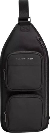 Tommy Hilfiger Homme, Sacs, Noir, Taille: ONE Size Th Repreve Slingpack