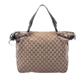 Gucci Sac bandouli&egrave;re en toile Pre-owned - Femme - Pre-owned - Beige - Taille: ONE Size