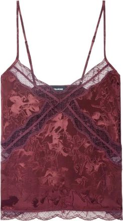 Zadig&Voltaire Femme, Tops, Rouge, Taille: 40 FR Cilly Camisole