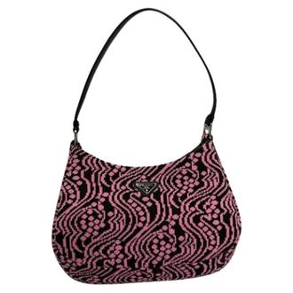 Prada Sac port&eacute; &eacute;paule Pre-owned Cleo Medium en jacquard - Femme - Pre-owned - Multicolore - Taille: ONE Size