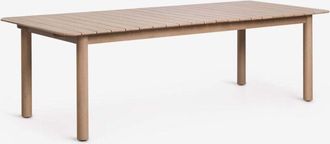 Sklum Rechteckiger ausziehbarer Esstisch 250-310x105 cm aus Akazienholz Duala Helles Akazienbraun