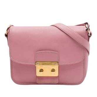 Miu Miu Pre-owned Leder Schultertasche - - Pre-owned - Damen - Rosa - ONE SIZE