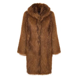 Cesare Gaspari Faux Fur Shearling Jackets - - Jackets - Damen - Braun - S