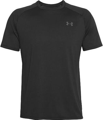 Under Armour Homme T-Shirt Tech 2.0, Black Camo/White, L