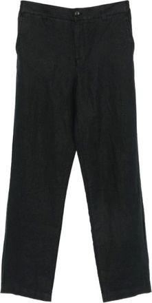 Les Deux Homme, Pantalons, Noir, Taille: W32 Linen Comfort Suit Pants