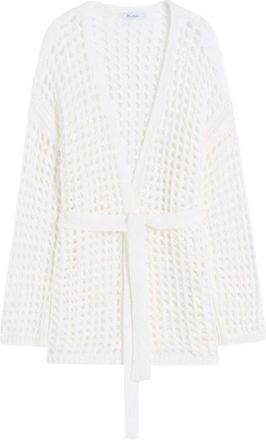 Max Mara Femme, Pulls, Blanc, Taille: 36 FR 001 Bianco Seta