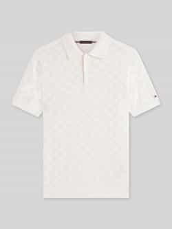 Tommy Hilfiger Regular Fit Poloshirt mit Pointelle-Muster
