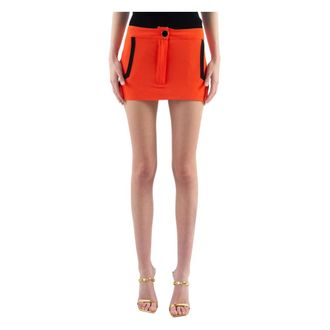 Rowen Rose Short Skirts - - Skirts - Damen - Orange - 2XS