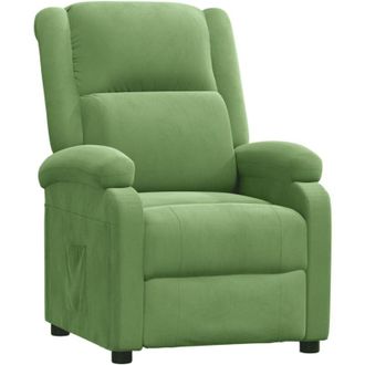 vidaXL Relaxsessel Hellgr&uuml;n Samt Vidaxl
