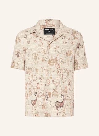 Strellson Strickhemd Nohan Regular Fit beige