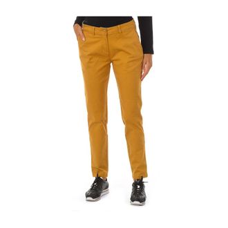 Napapijri Braune Lange Hose mit geripptem Saum - - Trousers - Herren - Braun - W28
