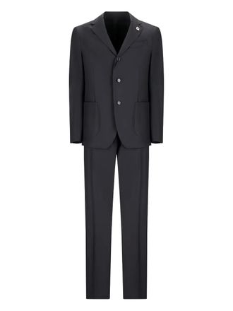 Lardini Einreihiger Anzug - Schwarz