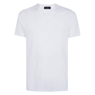 Zanone Homme, Tops, Blanc, Taille: 2XL T-Shirt IceCotton Slim-fit