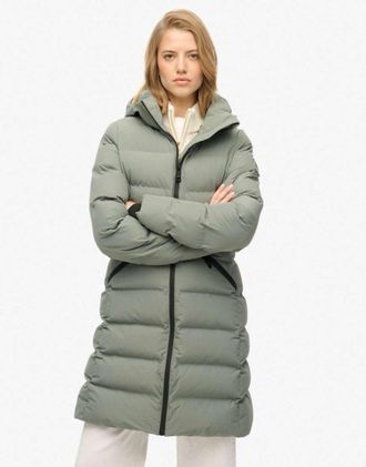 Superdry City - Doudoune mi-longue - Vert freestyle