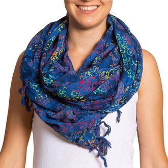 Panasiam Schal B026 Motley blue, XL