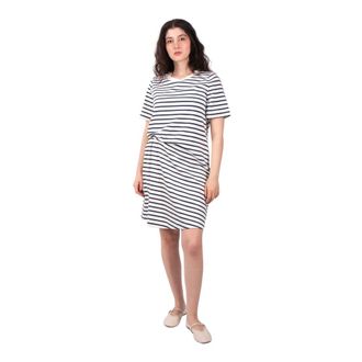 Max Mara Blau Gestreiftes Jerseykleid Pireo - - Dresses - Damen - Mehrfarbig - XS