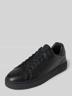 A|X Armani Exchange Ledersneaker mit Label-Pr&auml;gung Modell ACTION