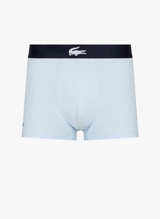 Lacoste Lot de trois boxers en coton m&eacute;lang&eacute;