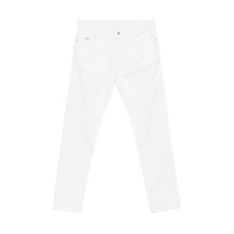 Emporio Armani Homme, Jeans, Blanc, Taille: W40 Pantalon 5B Slim-fit Pantalons