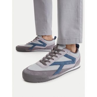 Calvin Klein Sneakers Calvin Klein Low Pro Runner Mix Mat HM0HM02208 Grau