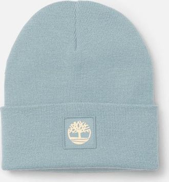 Timberland Ton-in-Ton gehaltene Mütze mit Aufnäher in Grau, Grau