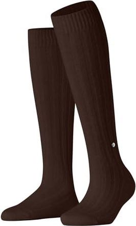 Burlington Soft Rib W Kh alpaga laine unies 1 paire, Chaussettes longues Femme, Marron Cinnamon 5186, 39-42